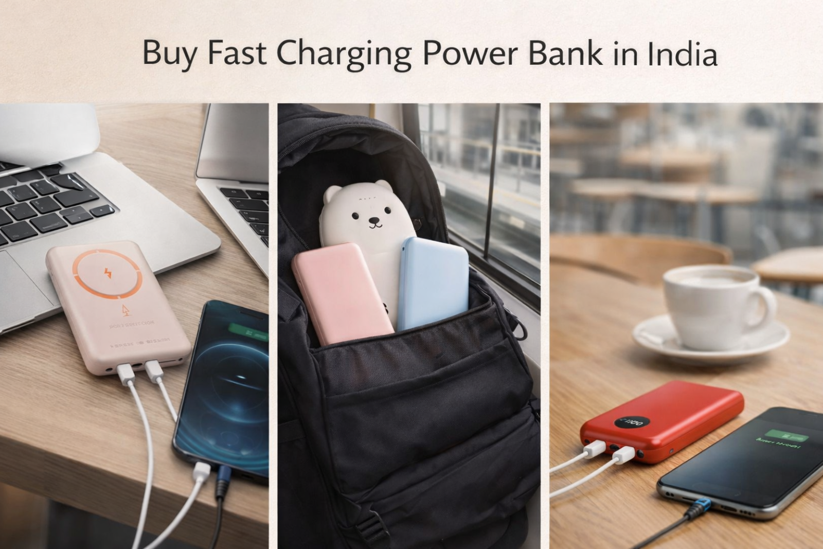 Buy Fast Charging Power Bank in India | Slim Travel & 10000mAh Portable ...